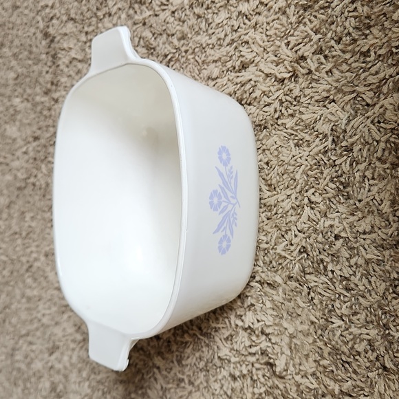 Corningware | Kitchen | Vintage Corning Square Deep Dish With Blue ...